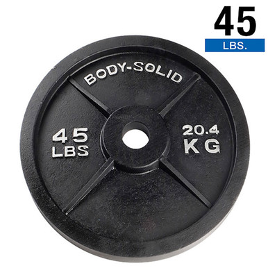 45 lb. Single Cast Iron Plate | FitnessFactory.com