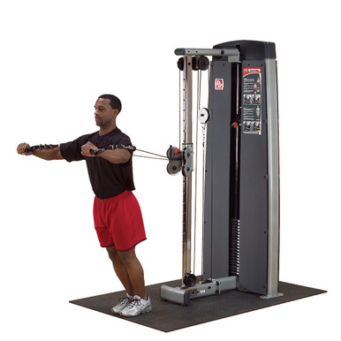 Body-Solid ProDual Cable Column Machine with Weight Stack DPCC