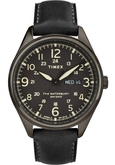 Timex Waterbury Traditional Day Date All Black Watches timex-waterbury-traditional-day-date-all-black-watches