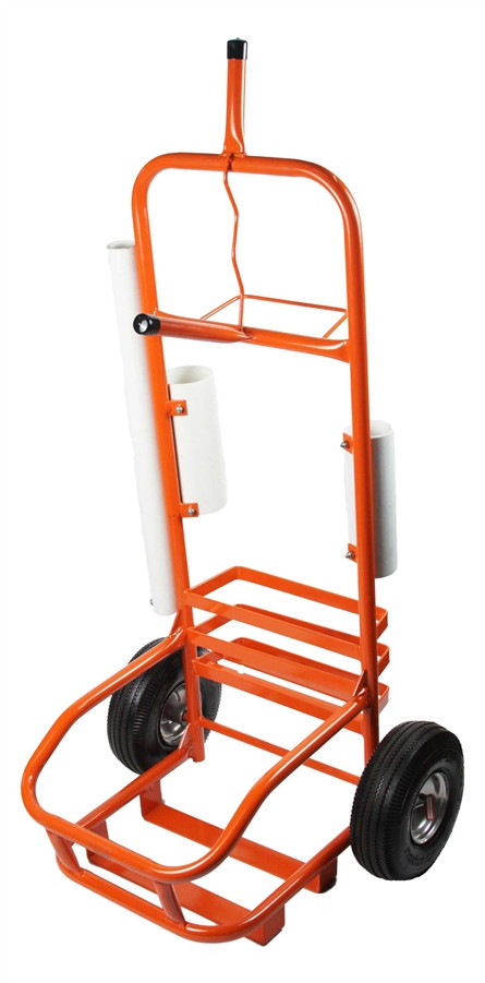 Orange Service Cart