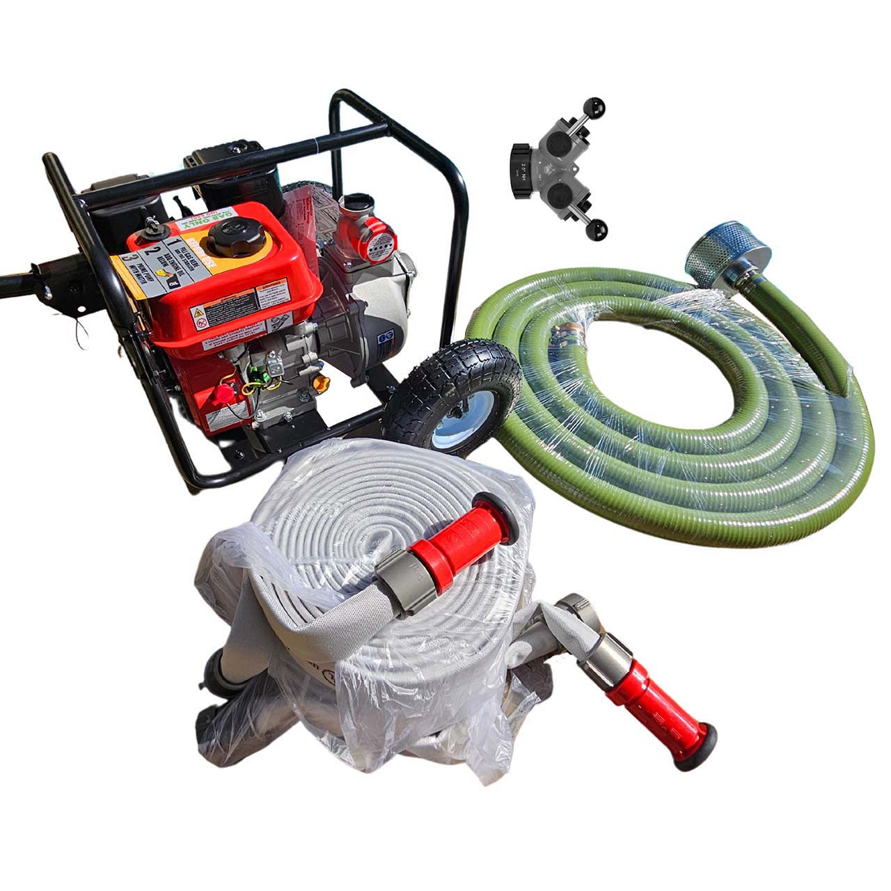 Portable Fire Pump Cart (Gas)