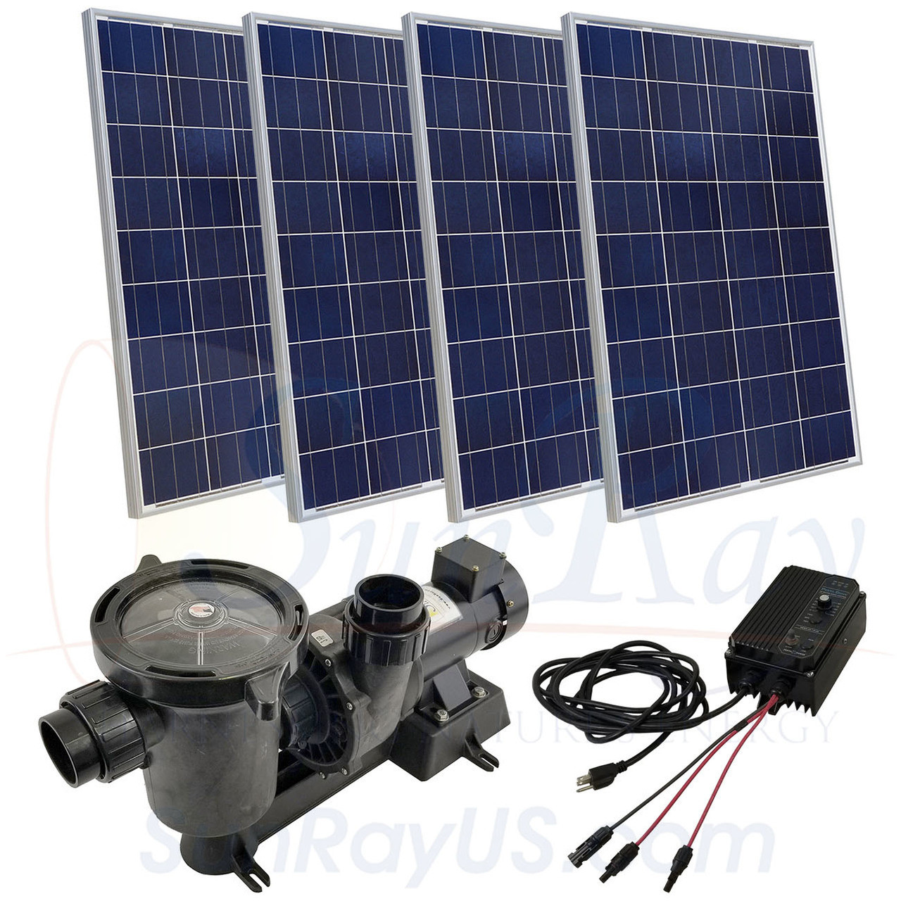 Puerto Rico SunRay SolFlo 0 Solar Powered Pool Pump DD - NaturalCurrent.com