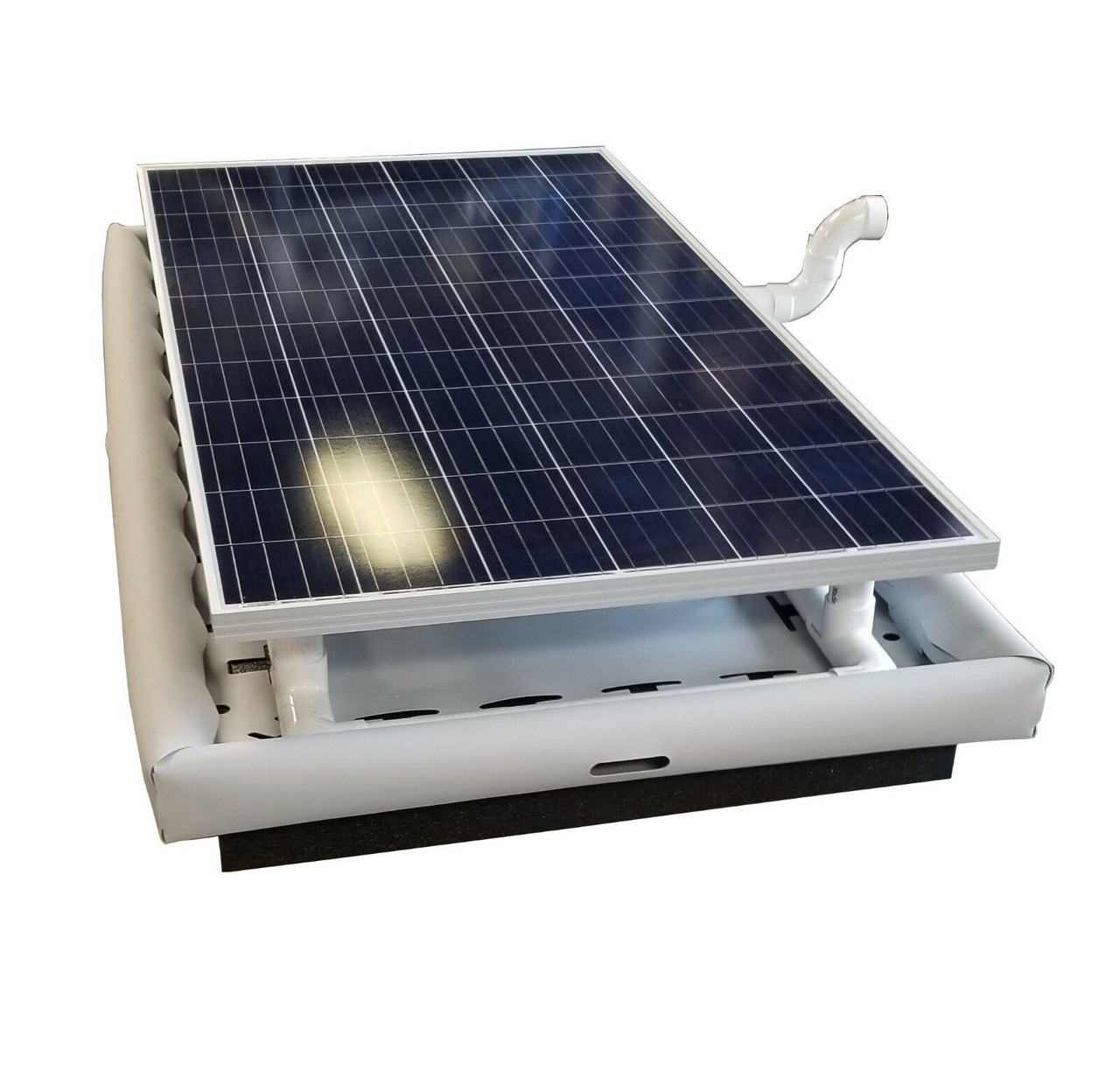 Floating Solar Filter Pond Aerator Pump 6,000 GPH 50K GD ...