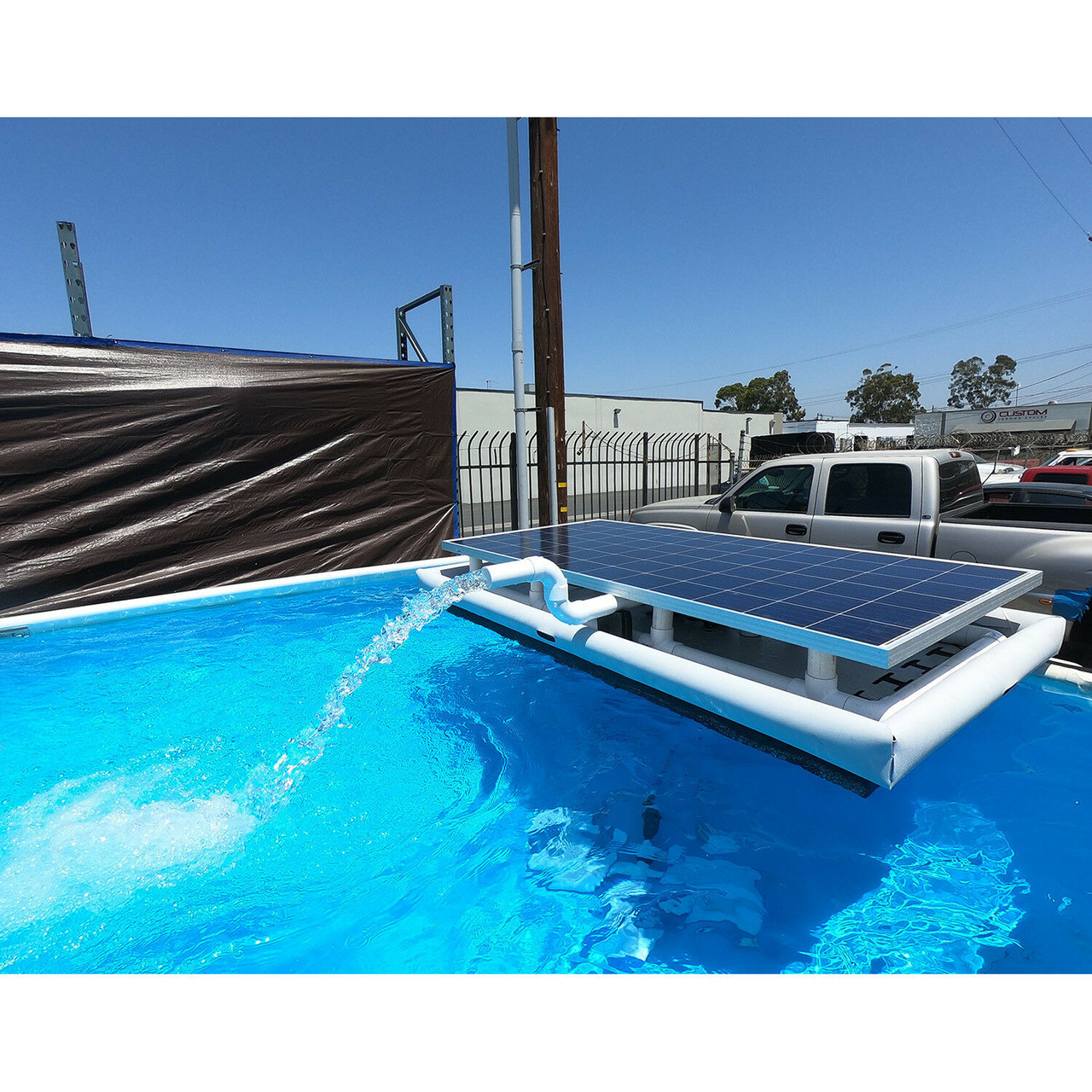 Floating Solar Filter Pool Pump 6,000 GPH 50K GD - NaturalCurrent.com