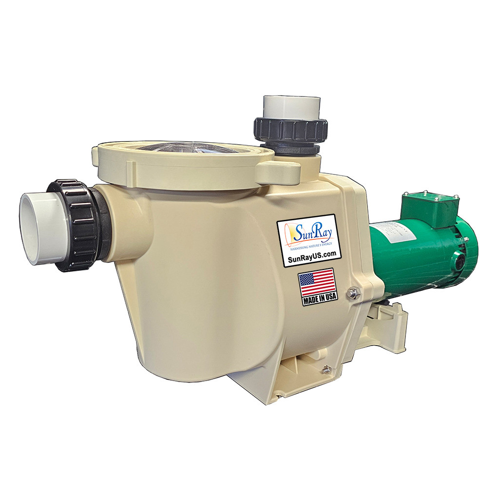 Hybrid Pool Pump - Utility Grid / Solar Powered AC/DC 24/7 Runtime ...