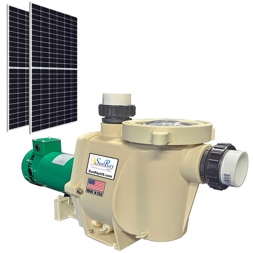 1HP Solar Pool Pump - SunRay SolFlo1HP Solar Variable Speed Pool Pump ...