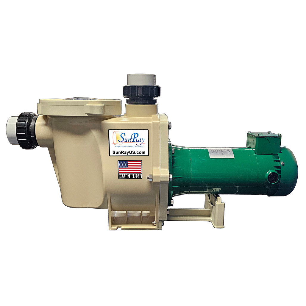 Hybrid Pool Pump - Utility Grid / Solar Powered AC/DC 24/7 Runtime ...
