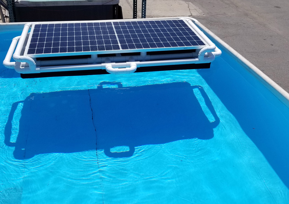 Savior 40,000 Gallon Pool 220-watt Solar Pump and Filter System Solar ...
