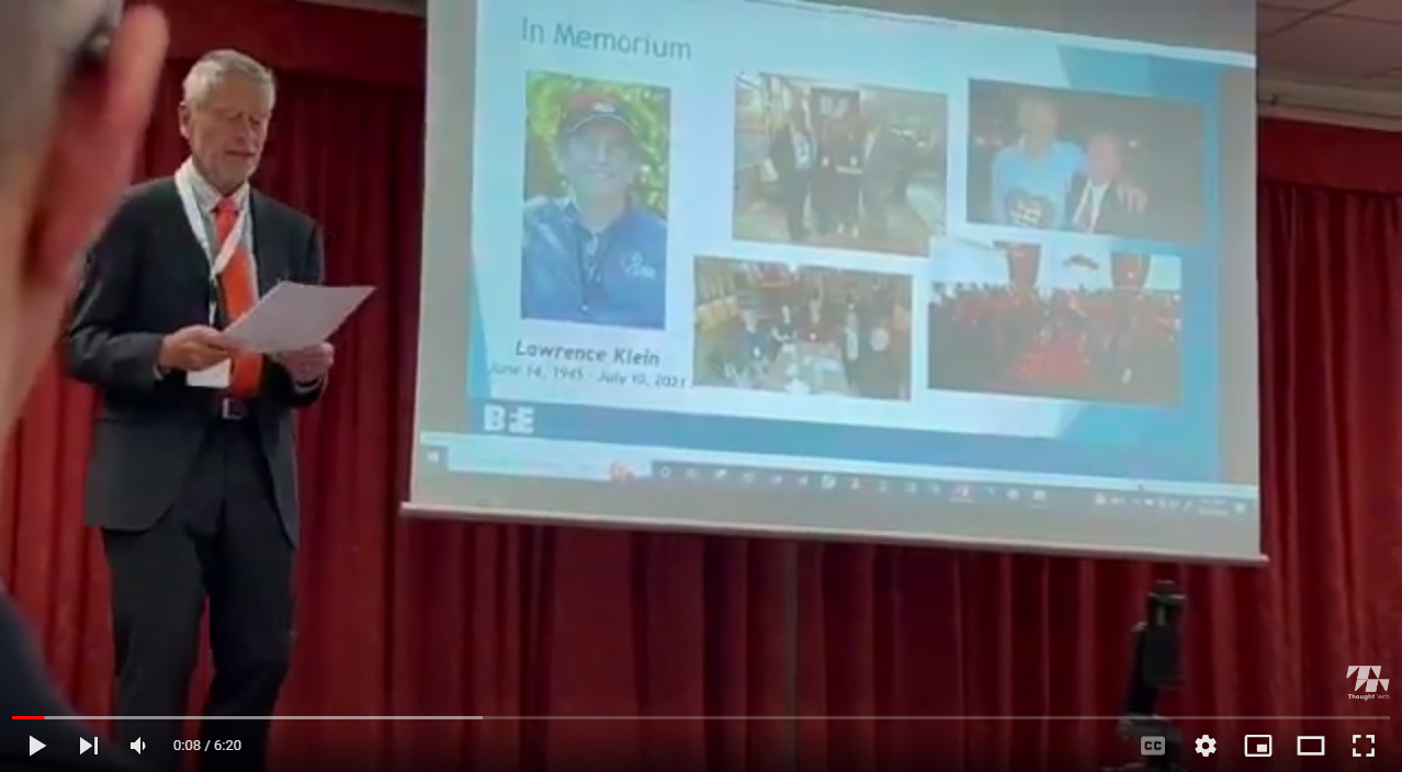 In Memoriam Lawrence Klein | By Dr. Erik Peper, Ph.D., BCB - Thought ...