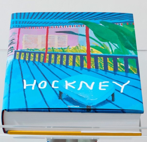 The Road to Thwing, July" Print from David Hockney's "A Bigger Book" (2016)