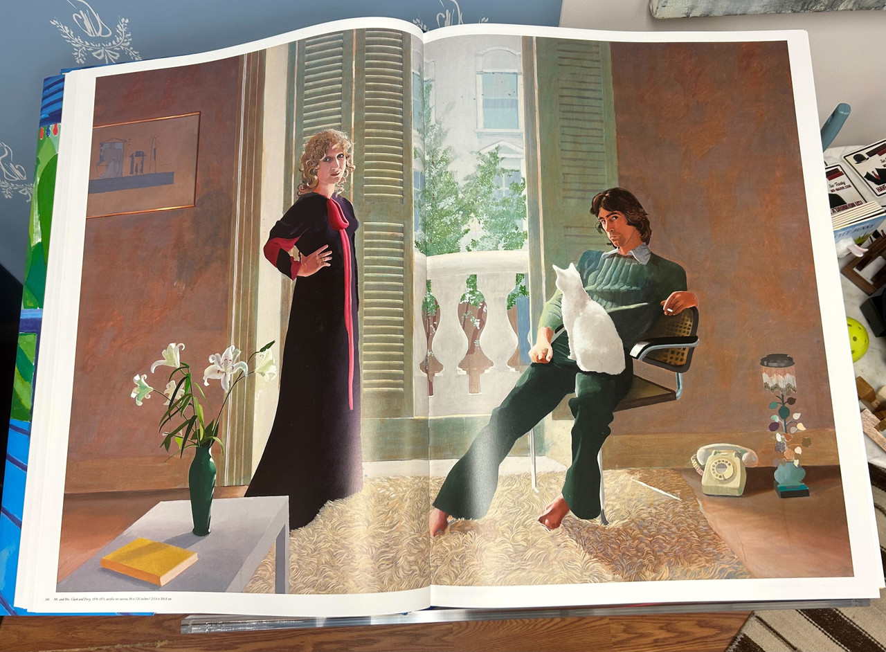 "Mr. and Mrs. Clark and Percy" Print from David Hockney's "A Bigger ...