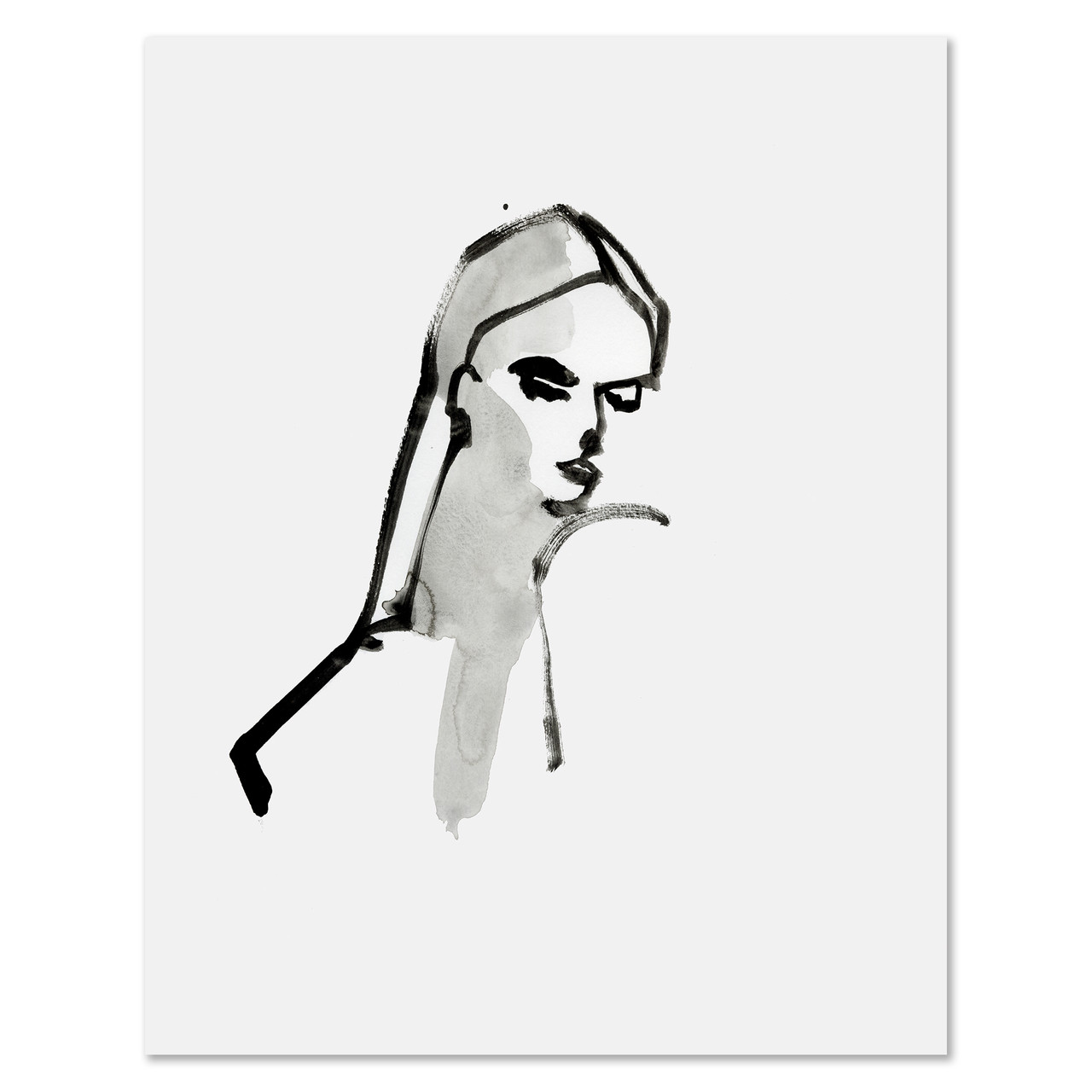 "Shadows" Original Set of Two Ink Drawings by Yuki Osada