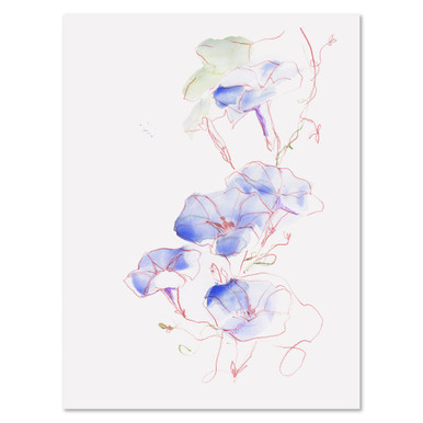 "Vibrant Flowers" Original Watercolor Painting by Yuki Osada
