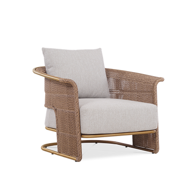 Dune Single Seater | Luxury Comfort with Brass Accents