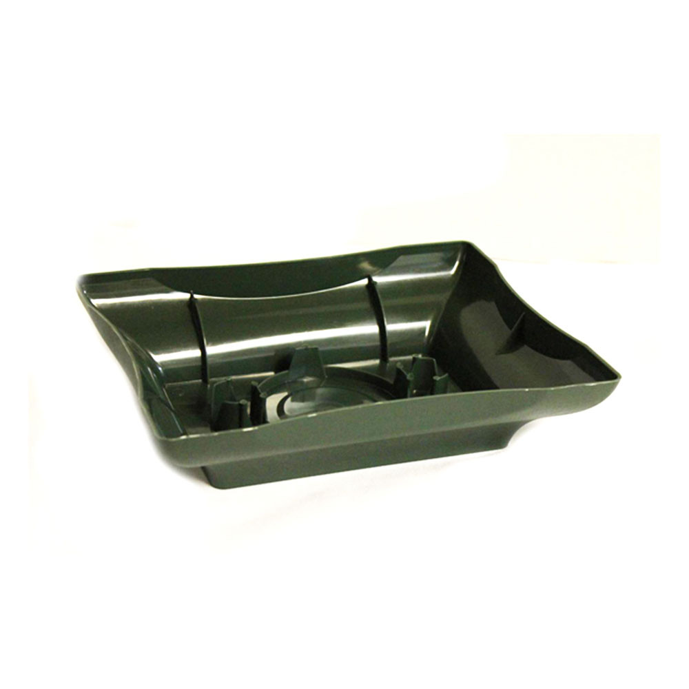 20" Green Double Brick Plastic Flat Tray - LO Florist Supplies