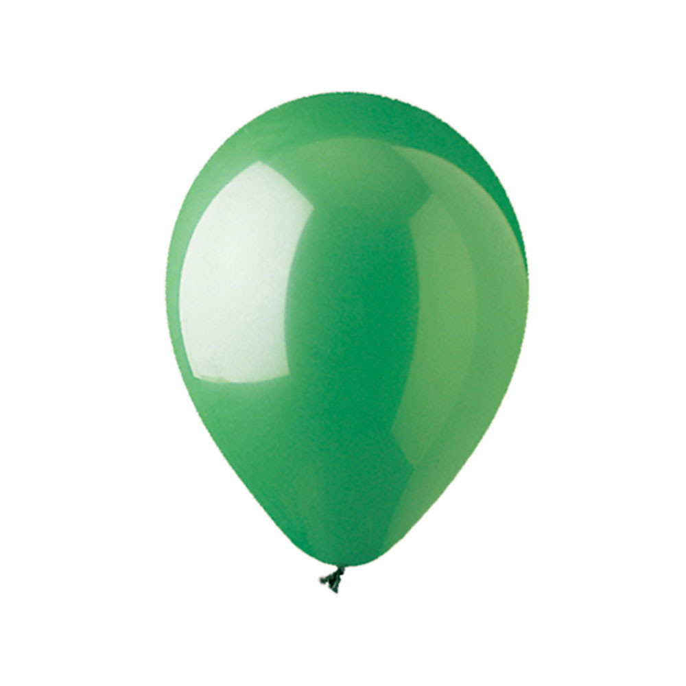 12" Standard Green Balloons - LO Florist Supplies