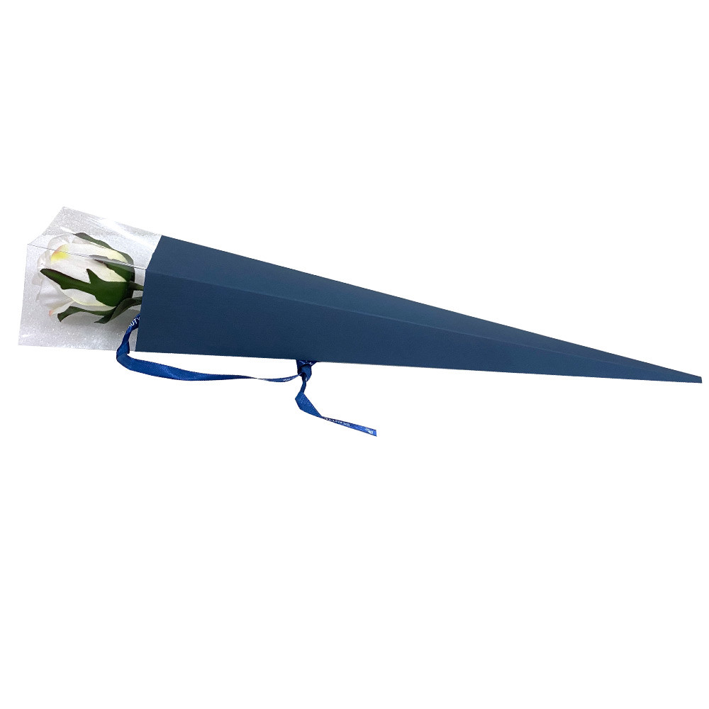 25" Blue Single Stem Floral Cone -10 Pieces - LO Florist Supplies