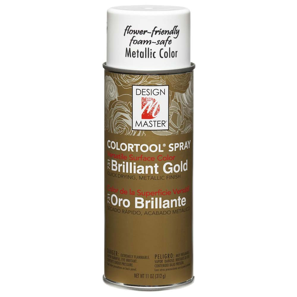 Brilliant Gold Color Spray - LO Florist Supplies
