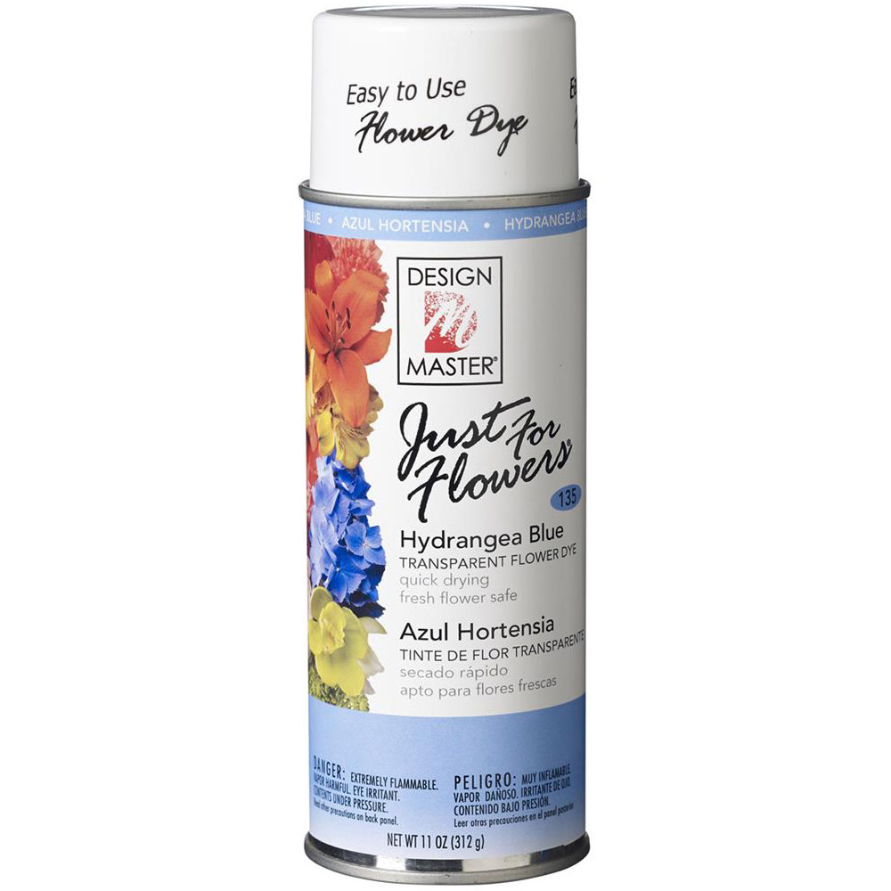 Hydrangea Blue Translucent Color Spray - LO Florist Supplies