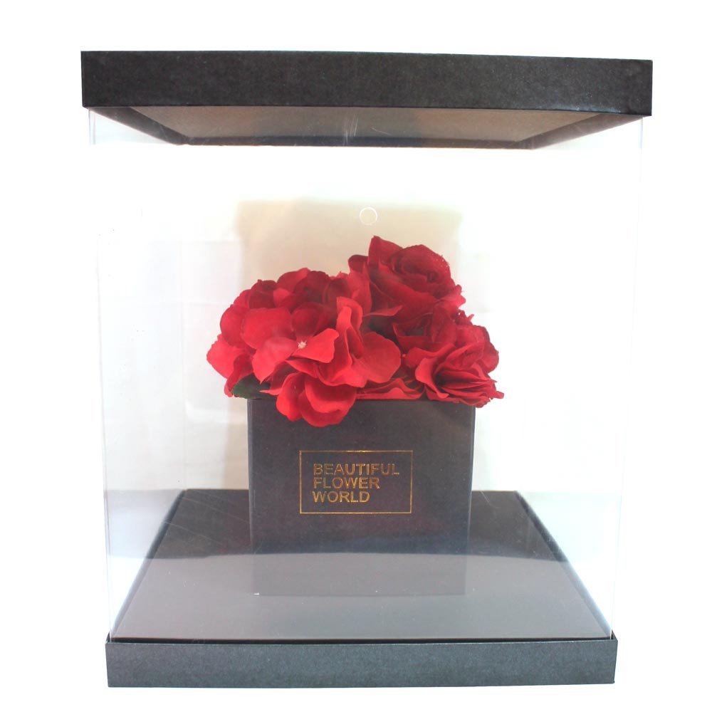 Large Black Flower Display Box - LO Florist Supplies