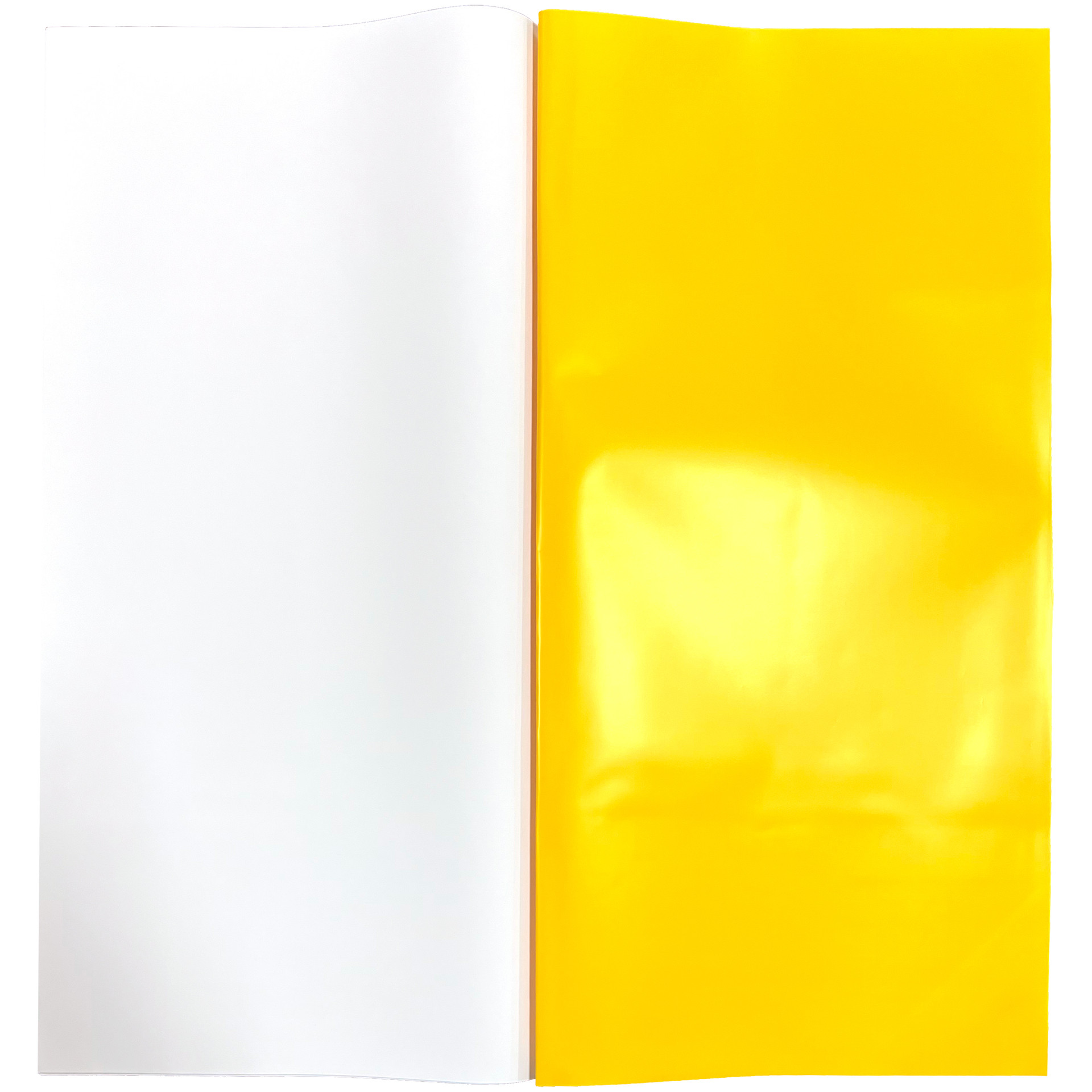 Bright Yellow Floral Wrapping Paper - 20 Sheets - LO Florist Supplies