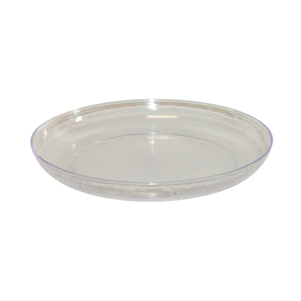 11" Clear Lomey Designer Dish - LO Florist Supplies