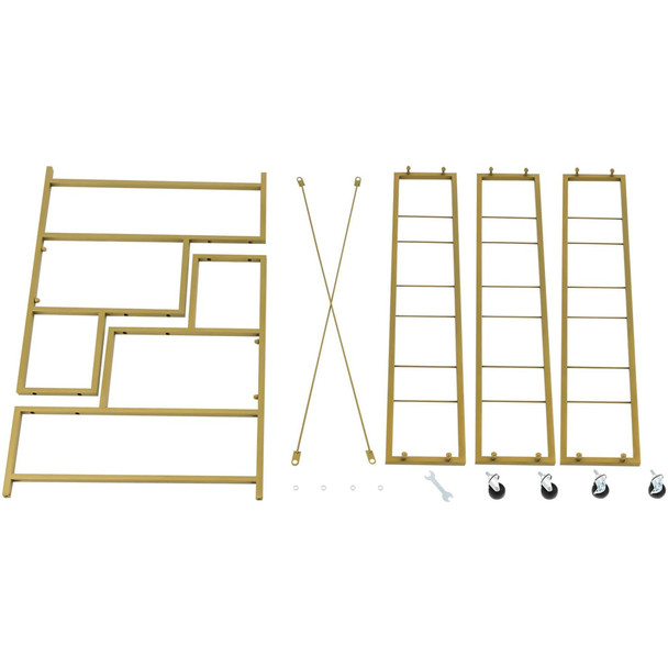 Flower Bucket Display Unit - Black & Gold - 12 Buckets - LO Florist ...