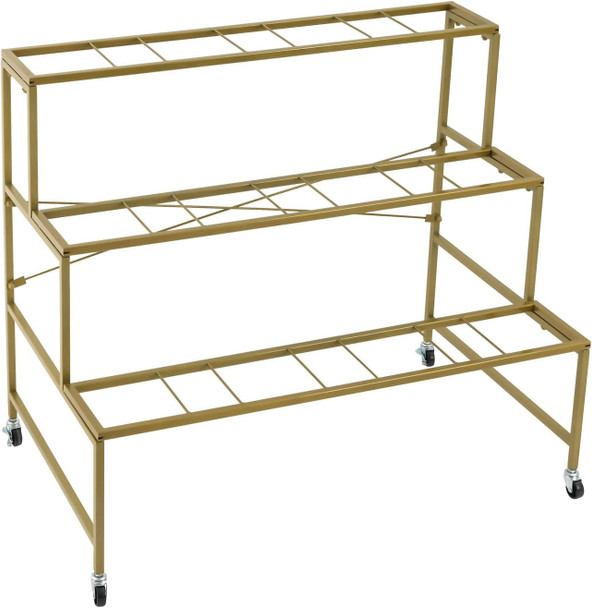 Flower Bucket Display Unit - Black & Gold - 12 Buckets - LO Florist ...