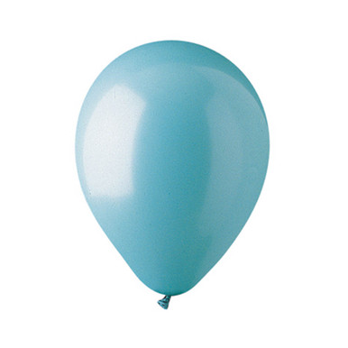12" Standard Aqua Balloons - LO Florist Supplies