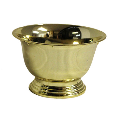 6" Gold Design Bowl - LO Florist Supplies