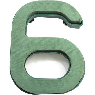 12" Fresh Floral Foam Number "6" - LO Florist Supplies