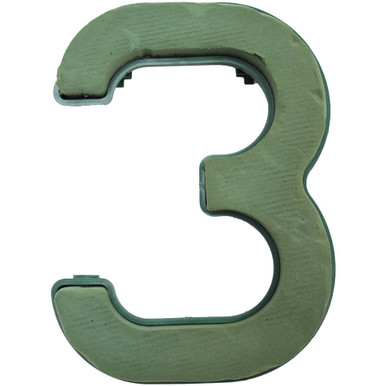 12" Fresh Floral Foam Number "3" - LO Florist Supplies