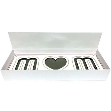 White and Gold Mom Deep Love Floral Gift Box with Fresh Foam - LO ...