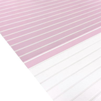Pink Stripes Floral Wrapping Paper - 20 Sheets - LO Florist Supplies