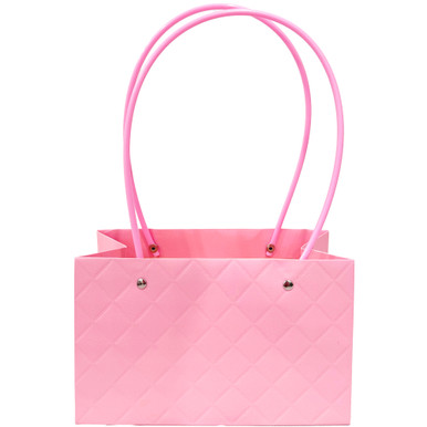 13" Waterproof Floral Bag - 10 Pieces - Pink - LO Florist Supplies