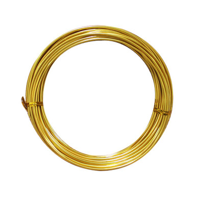 15 Gauge Gold Decorative Wire 39 Ft - LO Florist Supplies
