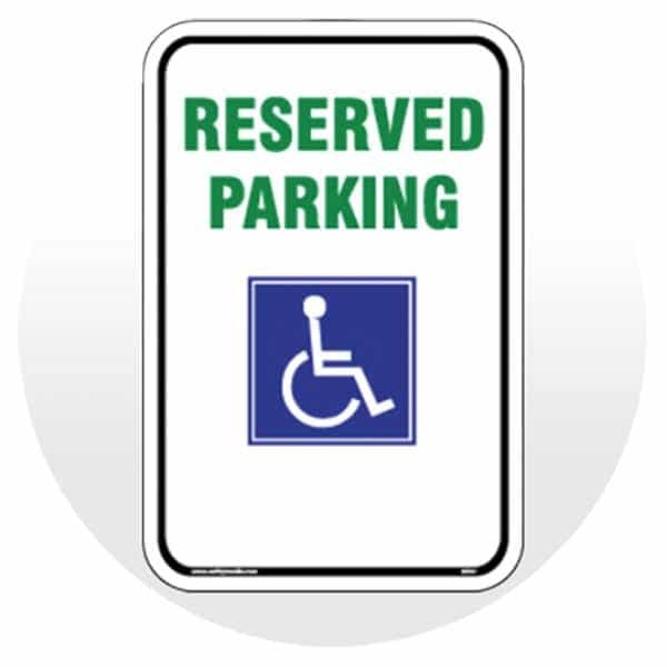 Accessible Parking Signs | Safety Media