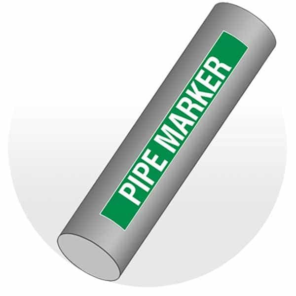 Variety of Pipe Marker Stickers