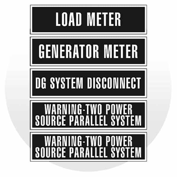 Utility Signage - Electrical and Gas Utilities