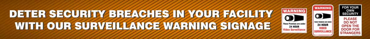Surveillance Signs - Safety Media