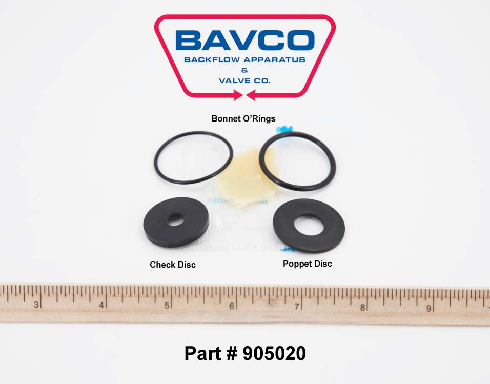 FEBCO 765 1/2-3/4" RUBBER REPAIR KIT