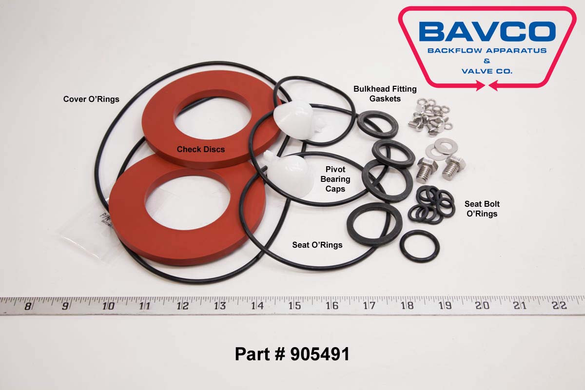 FEBCO LF850-6-7-8 4" CHECK RUBBER KIT
