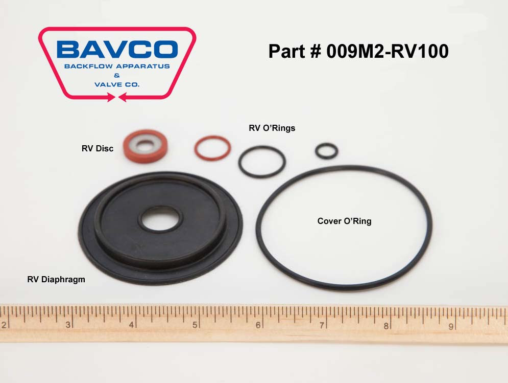 WATTS 009M2 1" RV RUBBER KIT