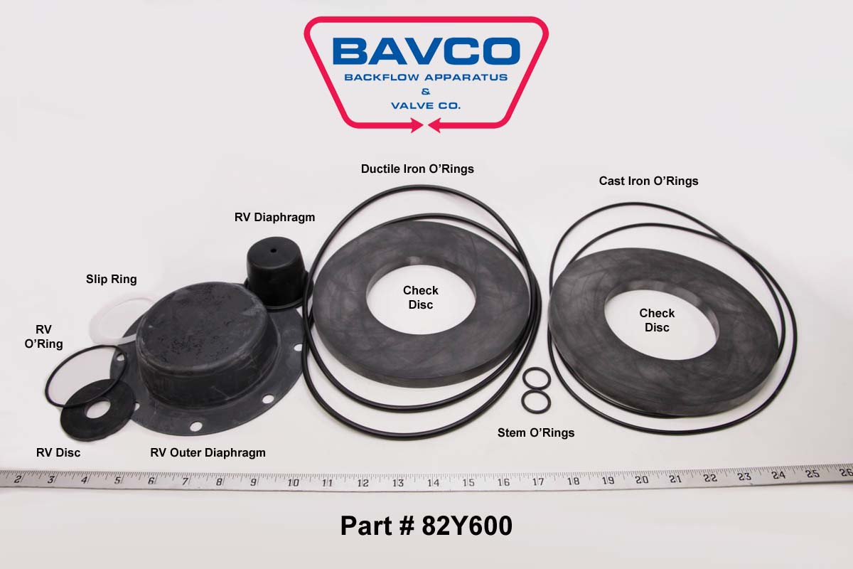 FEBCO 825YD 6" RUBBER REPAIR KIT