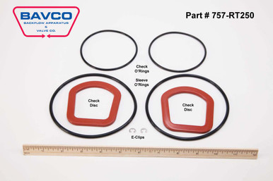 WATTS 757 2 1/2-4" RUBBER REPAIR KIT SILICONE