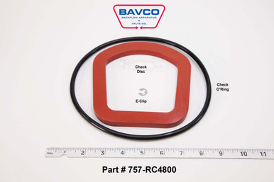 WATTS 757 8" SINGLE CHECK RUBBER KIT SILICONE
