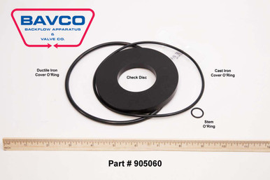 FEBCO 825 3" SINGLE CHECK RUBBER KIT