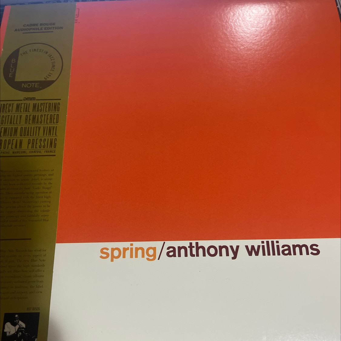 Anthony Williams - Spring - The Record Centre