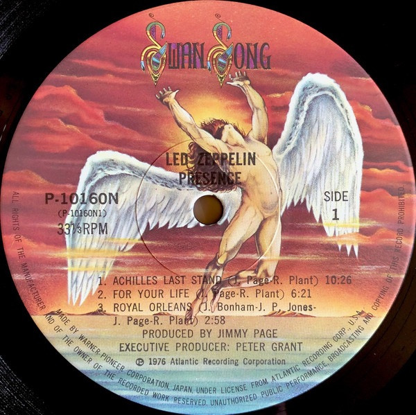 Led Zeppelin - Presence = プレゼンス - The Record Centre