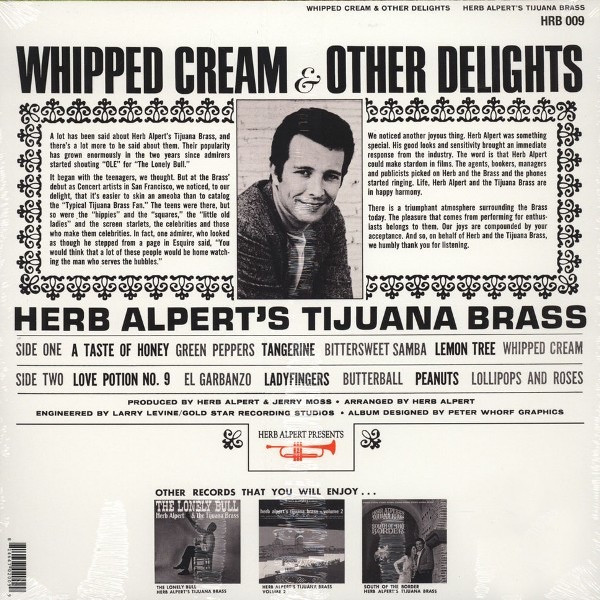 Herb Alpert & The Tijuana Brass - Whipped Cream & Other Delights (50th ...